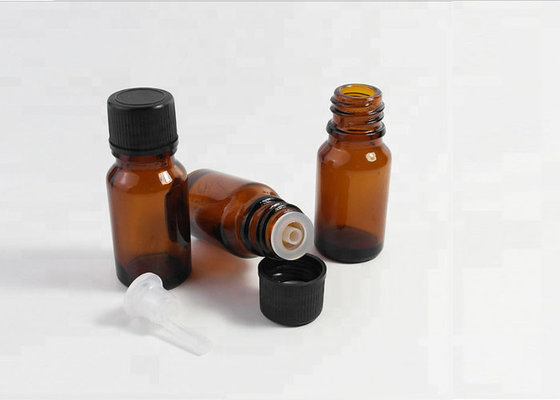 Customized Size 20 ml Glass Dropper Bottles PP Cap Neck Inside Dia 28.7mm