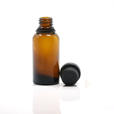 OEM Essential Oil Glass Dropper Bottle 30ml Capacity Screen Printing Surface