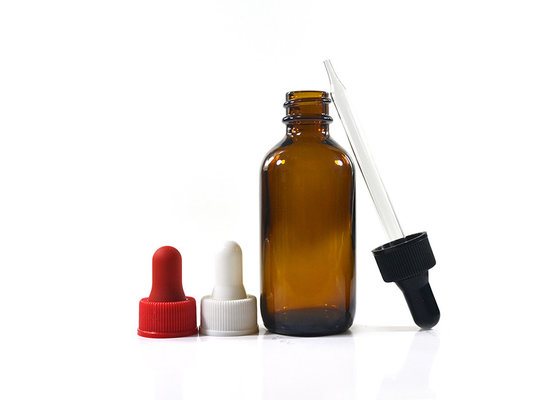 Colorful Glass Dropper Bottles , 1 oz 2 oz 4 oz Boston Round Dropper Bottles