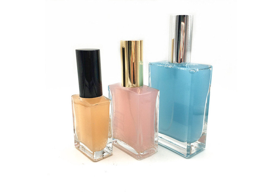 100ml Refillable Glass Perfume Bottle , Custom Color Refillable Glass Scent Bottles