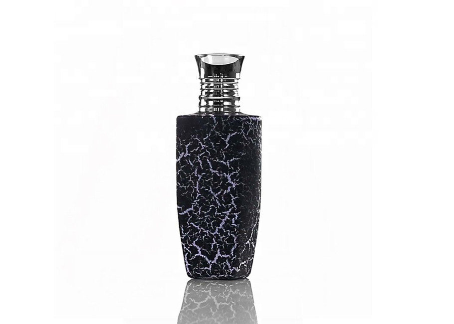50ml Custom Glass Perfume Bottles , Colored Glass Perfume Bottles With Water Transfer