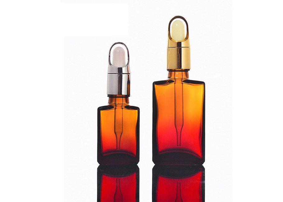 1 Inch 0.05mm Essential Oil Glass Bottles , Essential Oil Glass Vials With PP Holder