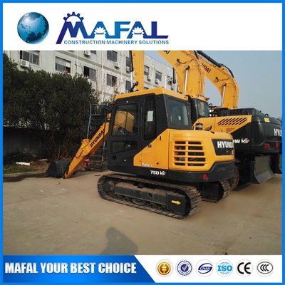 R75BVS Digger Small Hydraulic Pump 7.5 Ton Korea brand Crawler Excavator for sale