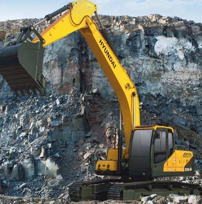 Top quality R225LVS Hyundai 22.5ton 110kW crawler excavator in hot sale