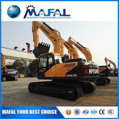 Top quality R225LVS Hyundai 22.5ton 110kW crawler excavator in hot sale
