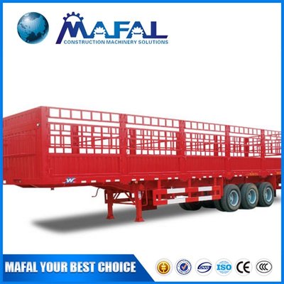 MAFAL 40ft trailer 20ft trailer new flatbed gooseneck semi trailer trucks for sale