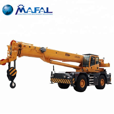 Mafal 50t  with jib boom cumins engine  Rough Terrain Forklift Crane Rt50