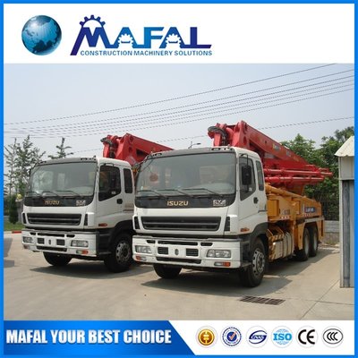 MAFAL 38m 42m small Truck Mounted Concrete Truck Pump for construction building