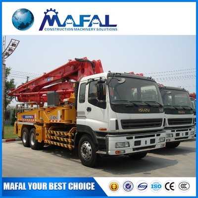 MAFAL 38m 42m small Truck Mounted Concrete Truck Pump for construction building