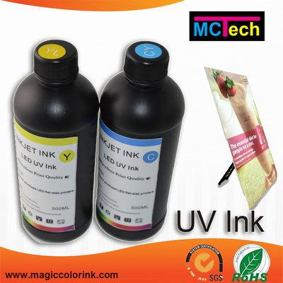LED UV Curable Ink for TPU/Leather Soft Materials Printing UV Ink for DX5