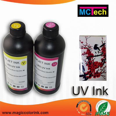 LED UV Curable Ink for TPU/Leather Soft Materials Printing UV Ink for DX5