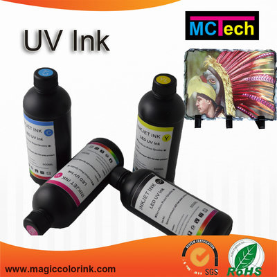 Top quality LED UV ink for Epson printhead 500ml UV Curable Inkjet Marking Ink
