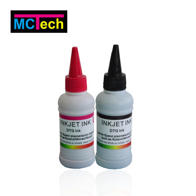 CMYK White textile pigment ink dtg for cotton t-shirt and cotton fabric printing