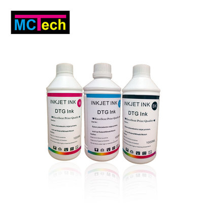 For Pure Cotton Fabrics Digital Pigment Dtg Textile Printing Ink for epson flated printer