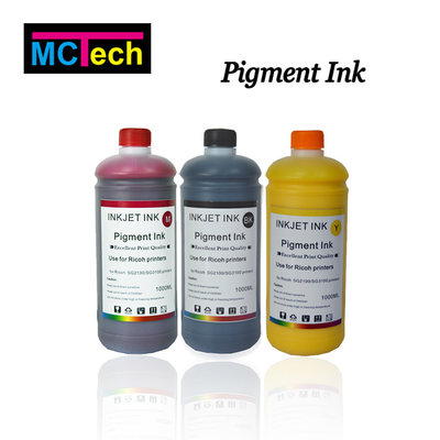 Waterproof water based pigment ink for epson dx5 7890 9890 r230 sc t5200 l110 in printing inks