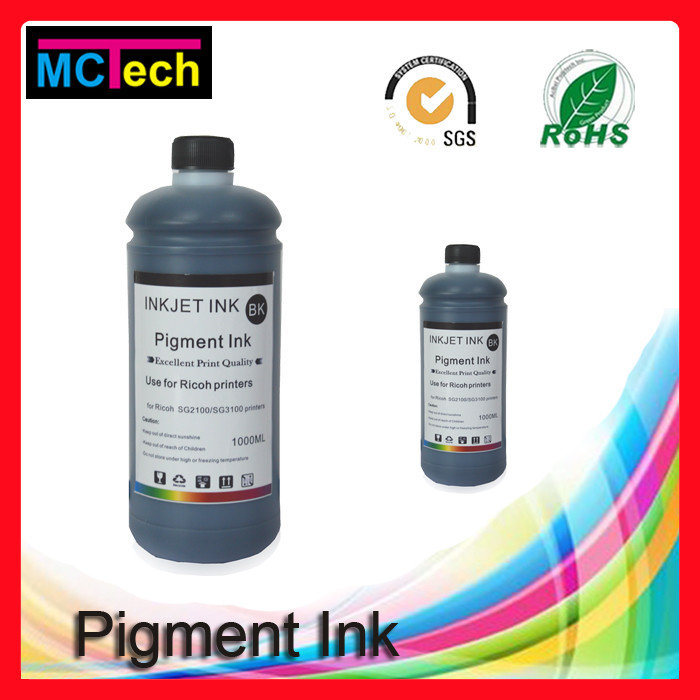 Cyan pigment ink for cotton t-shirt printing