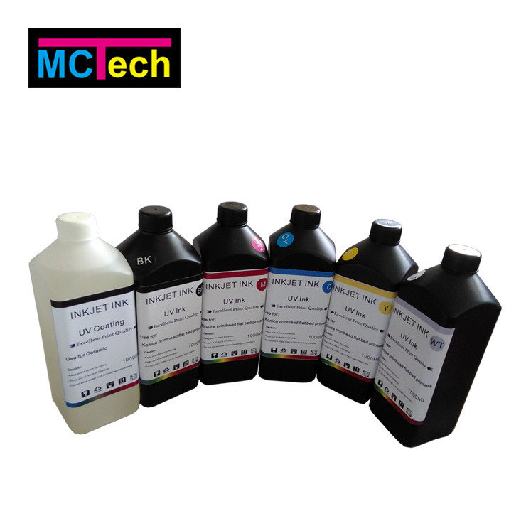 LED UV ink for Epson DX5/DX6/DX7, printing for hard & soft material