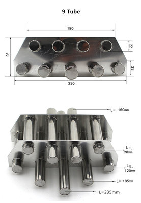 Industrial Magnet Iron Solvent Multitubular Magnetic Rod