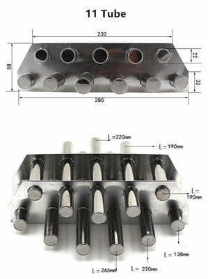 Industrial Magnet Iron Solvent Multitubular Magnetic Rod