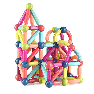Jewelry Magnet Customized Quantity 64PCS 110PCS Magnetic Building Sticks And Balls