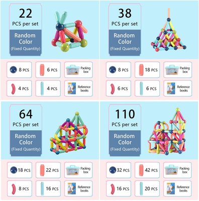 Industrial Magnet 30 Years Gold Supplier Supply Magnetic Sticks And Balls Set Toy With Free Samples