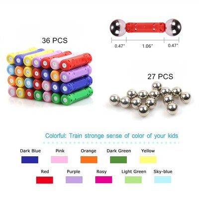 Speaker Magnet Factory Wholesale ABS Plastic Magnetic Sticks And Balls