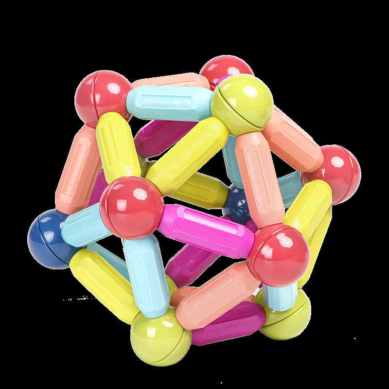 Educational Toy 30 Years Supplier Gold Wholesale Magnetic Bars And Balls Blocks Toys With Free Sample
