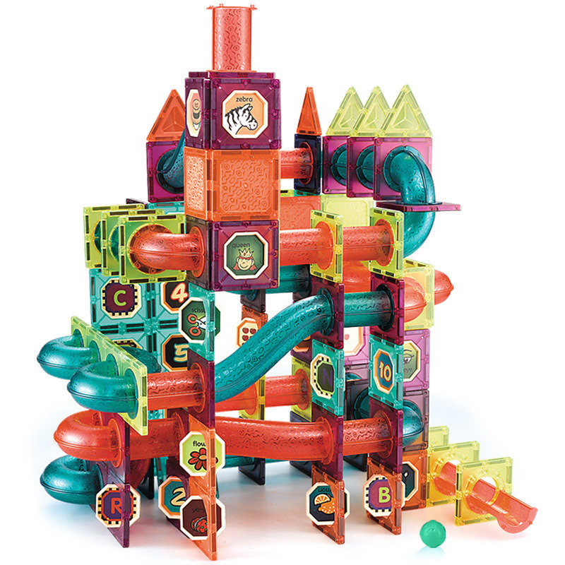 Factory Wholesale Strong Magnet 30 Years Educational Toy Tiles Magnetic Building Blocks