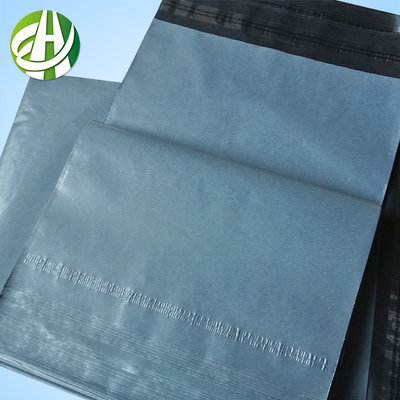 Customized 9''x 12'' grey plastic Carrier Packaging poly mailers mailing bags for clothing