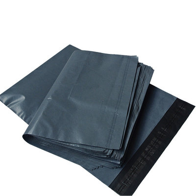 Customized 9''x 12'' grey plastic Carrier Packaging poly mailers mailing bags for clothing