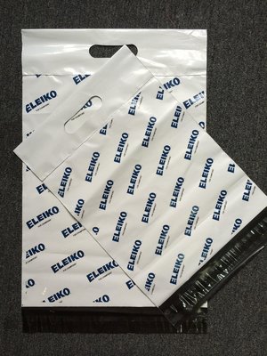 High quality poly mailing courier packing envelope/custom plastic clothing packaging mail/custom mailing bag with handle
