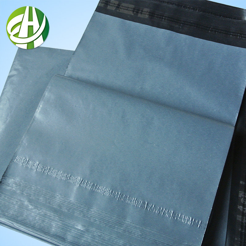 Customized 9''x 12'' grey plastic Carrier Packaging poly mailers mailing bags for clothing