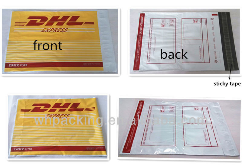 Plastic soft waterproof express packaging satchel bags Custom printed mailer bags for accessories