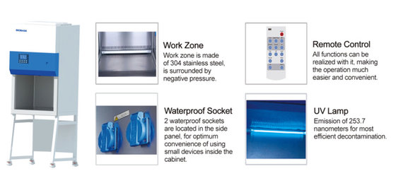 NSF Certified Class I I A2 Small size Biological Safety Cabinet  made in China with high quality