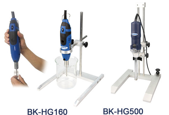 Two Types of Homogenizer with Light Weight and Erogonomic Design