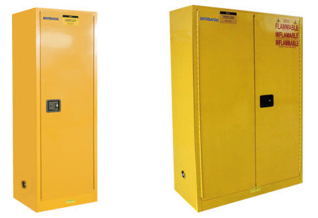 Two Layer Anti-fire Steel Plate Flammable Chemicals Storage Cabinet for Sale