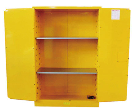 Two Layer Anti-fire Steel Plate Flammable Chemicals Storage Cabinet for Sale