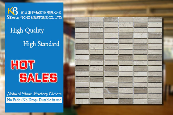Subway Wooden Grey Stone Marble Tiles For Bathroom Mosaics Home Decorative