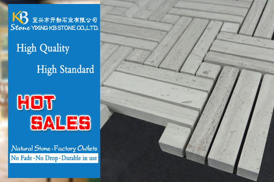 Home Decoration White And Grey Marble Light Grey Marble Customized