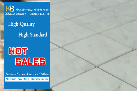Spa Wet Bar Tumbled Marble Tile Marble Mosaic Tiles 2/5 Inch Thickness