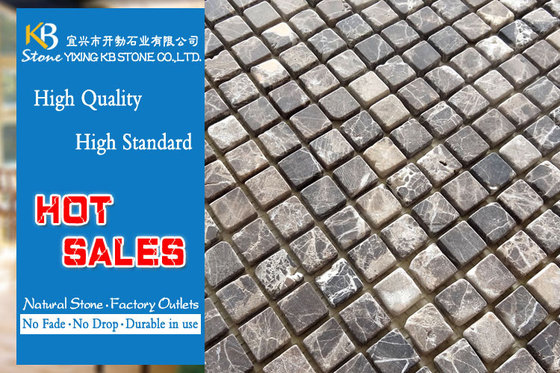 Brown Veins Home decoration Mosaic Border Tiles Marble Bathroom Tiles