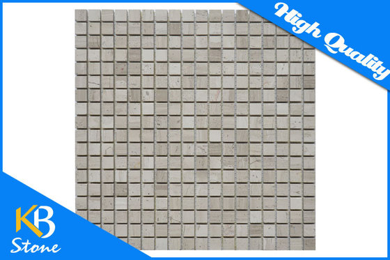 Wooden Grey Natural Stone Marble Tiles Modern Decorative Wall Decor Tile Sheet 12 x 12 Inch
