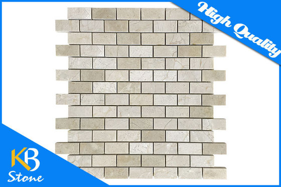 Subway Shape Cream Marfil Marble Mosaic Tile Polished Home Decoration Flooring Tiles