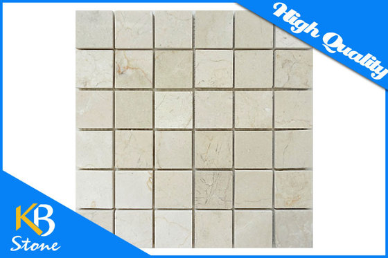 Beautiful Cream Marfil Bathroom Floor Tile Natural Marble Bath Wall Tile Sheet  12" x 12"
