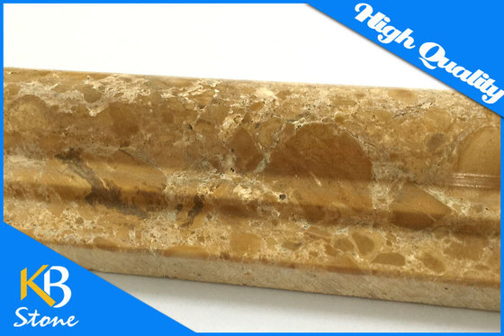 Chocolate Travertine Polished Marble Border for Home Decoration 305 x 5cm Tiles