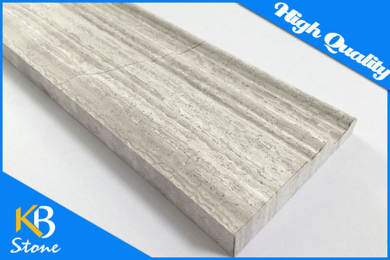 Modern Polishing Wooden Grey Marble Border Home Decoration Flooring Tiles 20mm Thickness