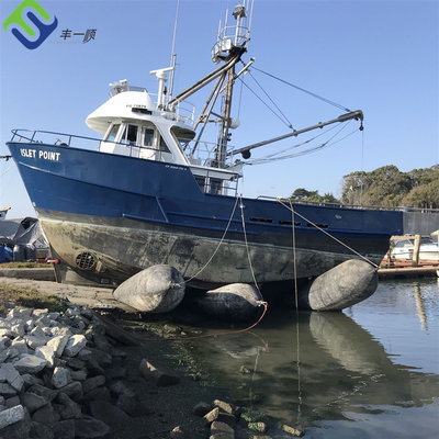 High Quality Ship Launching Airbags Marine Rubber Balloon  strength synthetic-tire-cord fabric supplier