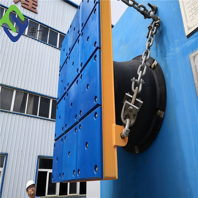 Large Vessel Cell Fender marine fenders avoid the impact damage between open sea wharf and dolphin type berth supplier