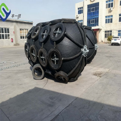 Abrasion-resistant Pneumatic Rubber  Fender For Protects Ships and Mooring Facilities supplier