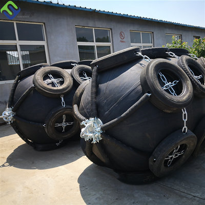 Pneumatic Rubber Fender with Tire Net for Ship-to-Ship applications fenders for ships fender vessel supplier